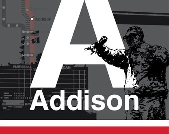 CTA L Stop Sign: Chicago Red Line by TCMcGPhotography on Etsy