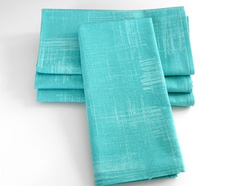 Popular items for turquoise napkin on Etsy