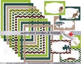 Clementine Frames & Labels: Clip Art Pack Card by poppydreamz