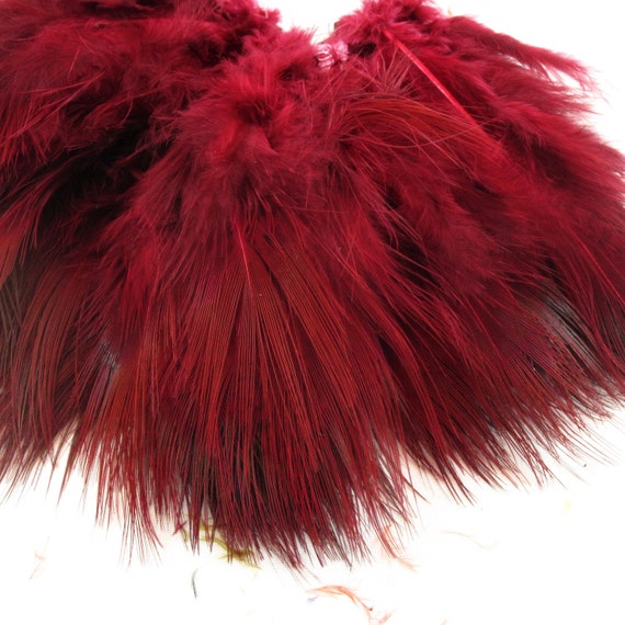 ringneck pheasant rump feathers Claret RPRD-20 craft feathers,fasinators,