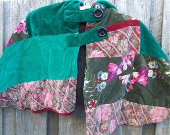 Patchwork cloak | Etsy