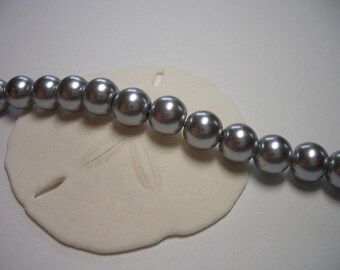 Silver colored bead | Etsy