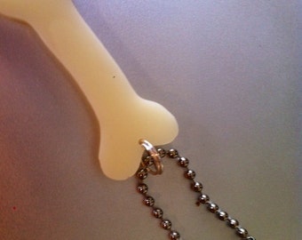 femur bone keychain