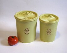 Popular items for yellow tupperware on Etsy