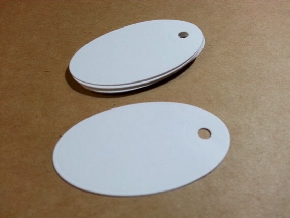 Oval Tags Oblong Tags Round Tags Oval Label Tags Gift