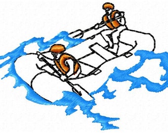 Sail Boat Embroidery Design Instant by JEmbroiderynApplique