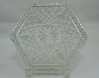 Popular items for pressed glass dish on Etsy
