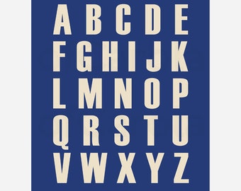 Popular items for letters alphabet on Etsy