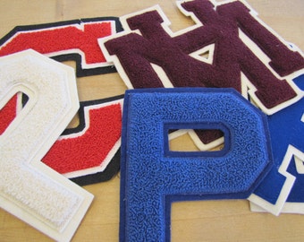 Vintage Varsity Letter Patches Lot, Patches, Letter Patches, Sports ...