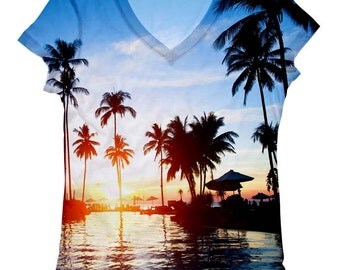 Tropical tank top | Etsy