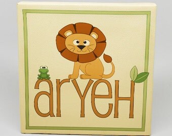 Baby name art | Etsy