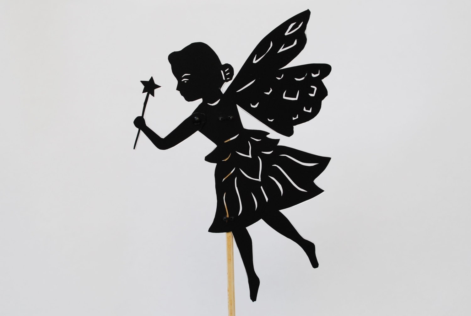 Princess Fairy Shadow Puppet Hand cut by TheTravellingShadows