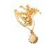 Tiny shell necklace gold shell necklace sea shell by BubuRuby