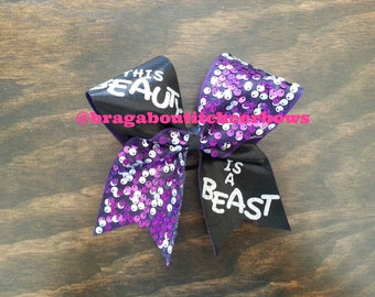 galaxy fierce cheer bow by BRAGABITBOWS on Etsy