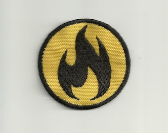 Flame patch | Etsy
