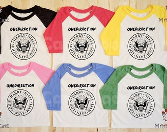 S, M, L -- Youth T-Shirt One Direction T-Shirt 1D T-Shirt One Direction ...