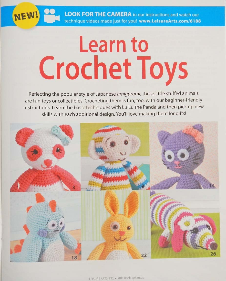 Crochet Amigurumi Pattern Book Learn to Crochet Toys