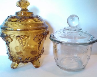Popular items for vintage candy jar on Etsy
