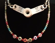 Trach chain with attachable/detachable necklace