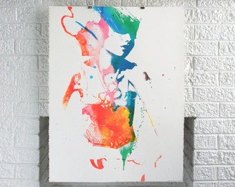 Glitter screen print | Etsy