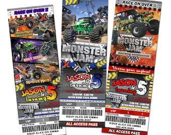 Popular items for monster jam on Etsy