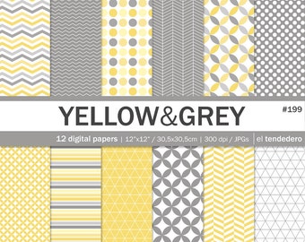 Popular items for gray digital paper on Etsy