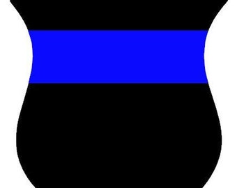 Popular items for thin blue line decal on Etsy
