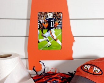 State shaped 4x6 picture frame by PineconeHome on Etsy