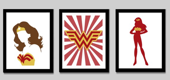 Wonder Woman Print Set