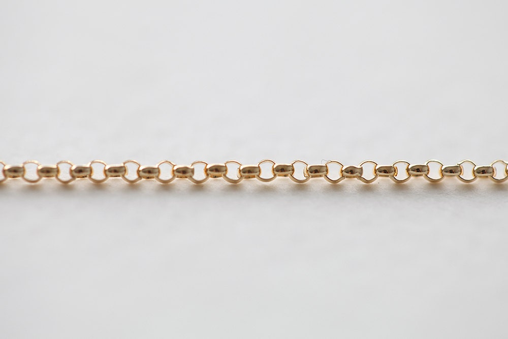 Rolo Chain 1.4mm 14K Gold Filled Rolo Chain Unfinished