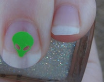 Unique alien nails related items | Etsy