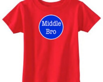 Middle brother shirt | Etsy