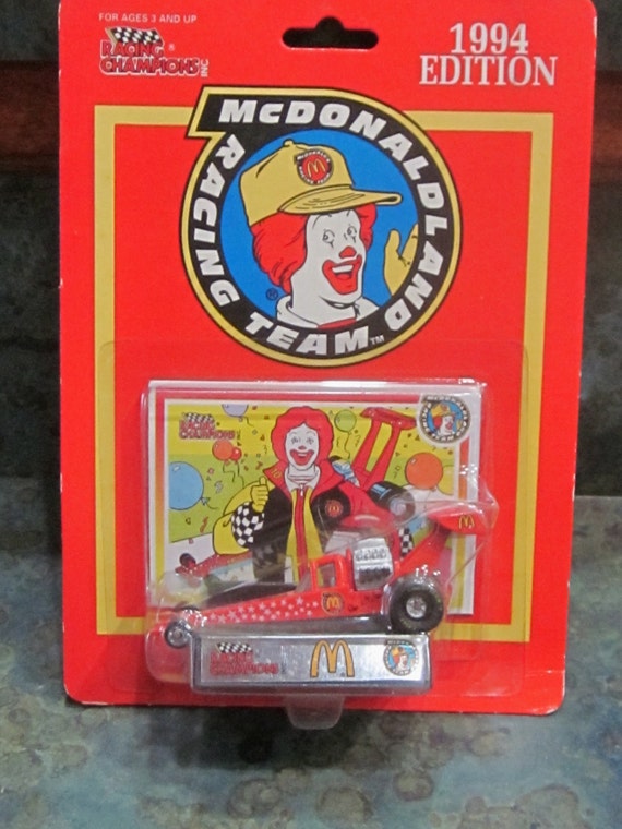 1994 Racing Champions McDonald's Ronald McDonald Dragster