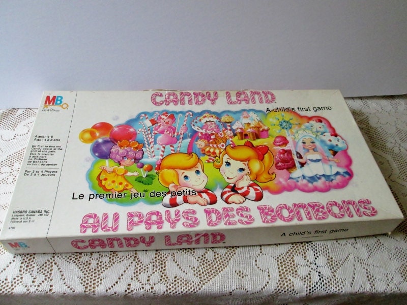 Candy Land 1984 Vintage Board Game Classic by Milton Bradley