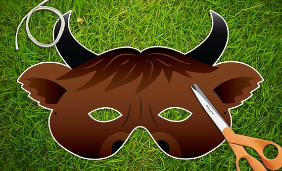 Ox Mask Bull Halloween or Party Mask Chinese New by theRasilisk