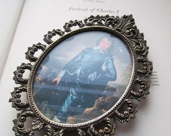 Popular items for oval metal frames on Etsy