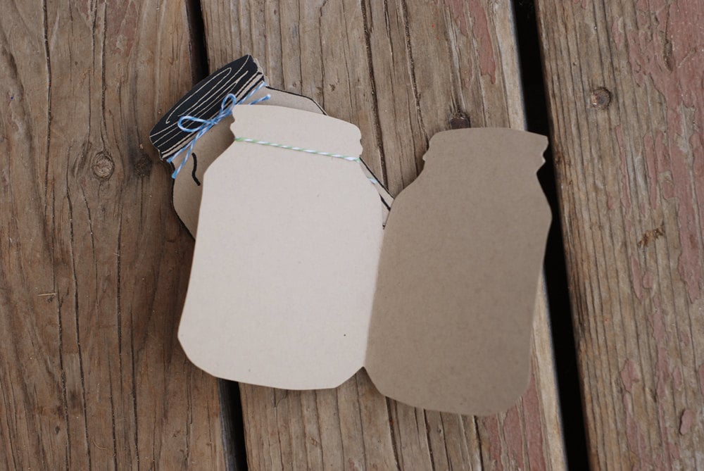 Custom Mason Jar Thank You Note Card From the Future Mr.