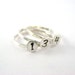 Number Ring Stack Ring Personalized Number Ring Sterling