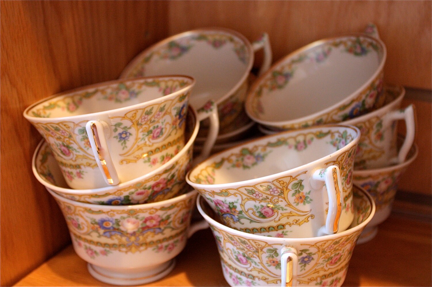 Old Ivory china sets-Rose Marie Pattern-Rose Marie