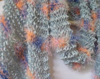 Eyelash yarn scarf | Etsy