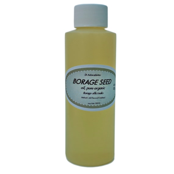 4 oz Borage Oil Pure Organic Cold Pressed by kessil2000 on Etsy