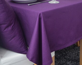 Purple tablecloth | Etsy