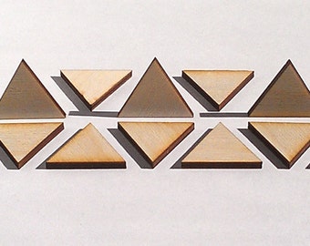Wood triangles | Etsy