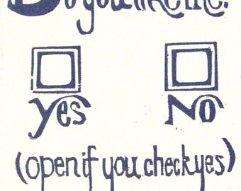 Popular items for check yes or no on Etsy