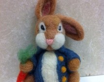 Popular items for felt peter rabbit on Etsy