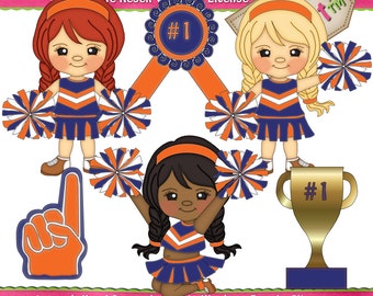 Cheerleader clipart | Etsy