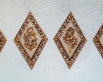 Diamond shape plaque | Etsy