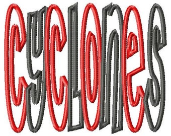 Cyclones embroidery | Etsy