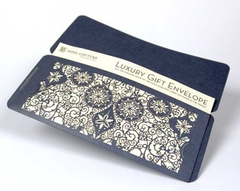 Laser Cut Gift Envelope Set of 6 Unique by papelcouture on Etsy