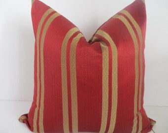 Red and gold pillow | Etsy